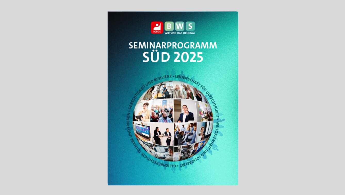 Seminarprogramm: alle Veranstaltungen auf einen Blick | IGBCE BWS